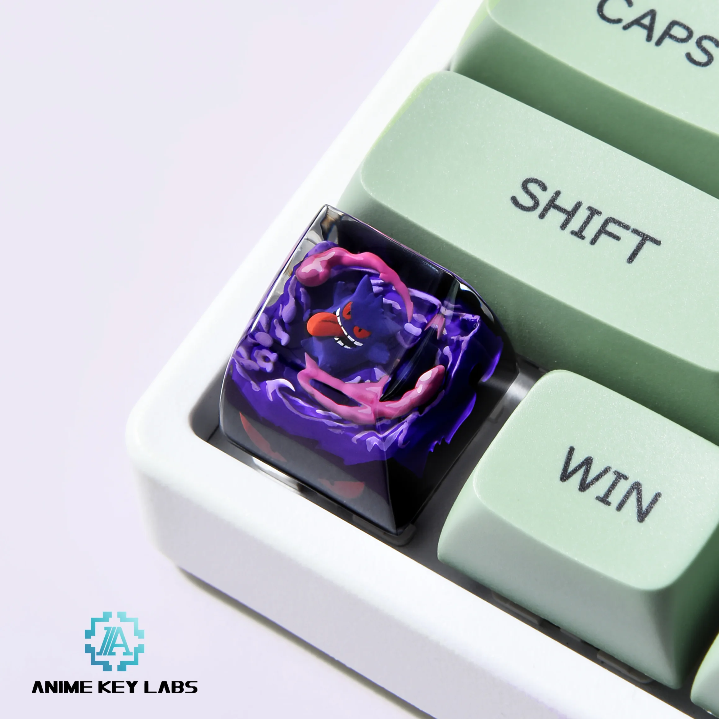 Handmade Pokemon Artisan Gengar Resin Keycap