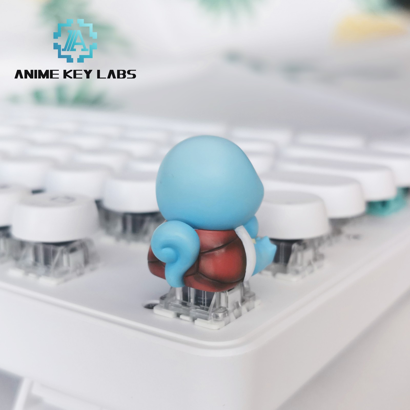 Artisan Squirtle Resin Keycap - Handmade Pokemon Keyboard Accessory ...