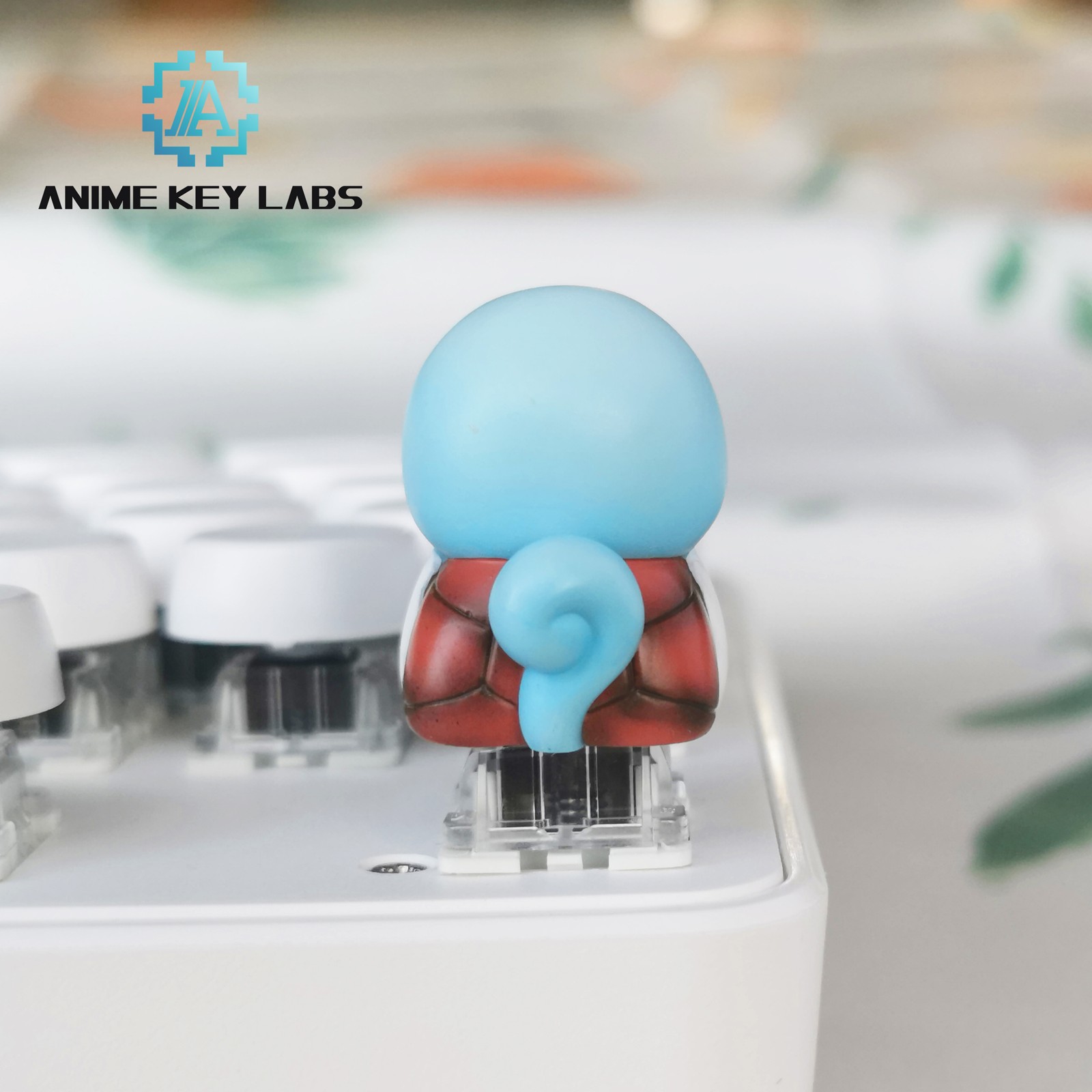 Artisan 3D Squirtle Resin Keycap - Handmade Pokemon Keyboard Accessory ...