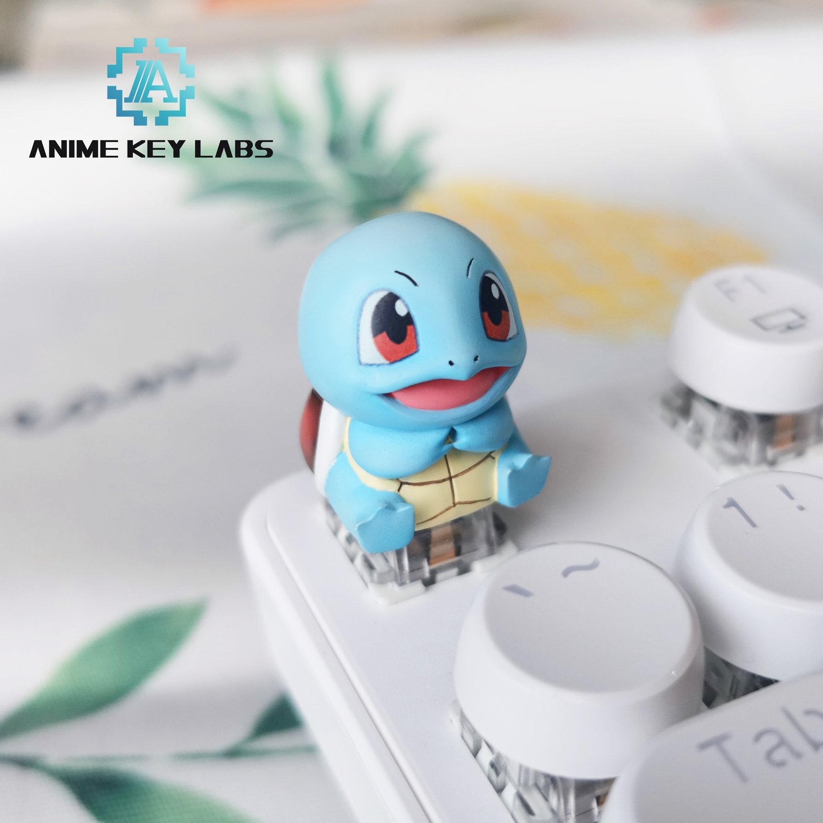 Artisan 3D Squirtle Resin Keycap - Handmade Pokemon Keyboard Accessory ...