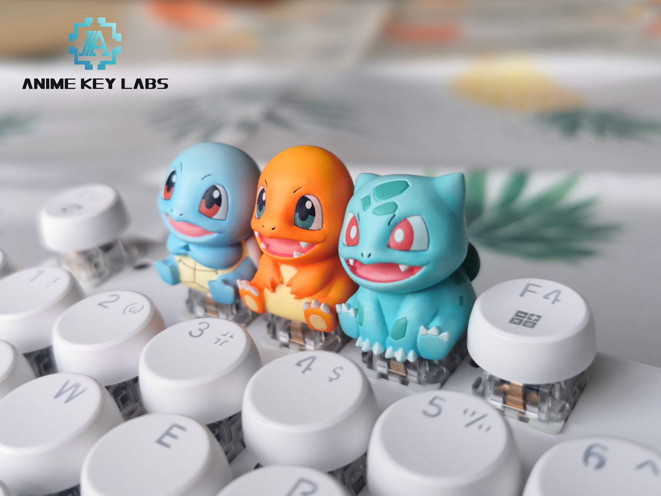 Artisan 3D Squirtle Resin Keycap - Handmade Pokemon Keyboard Accessory ...