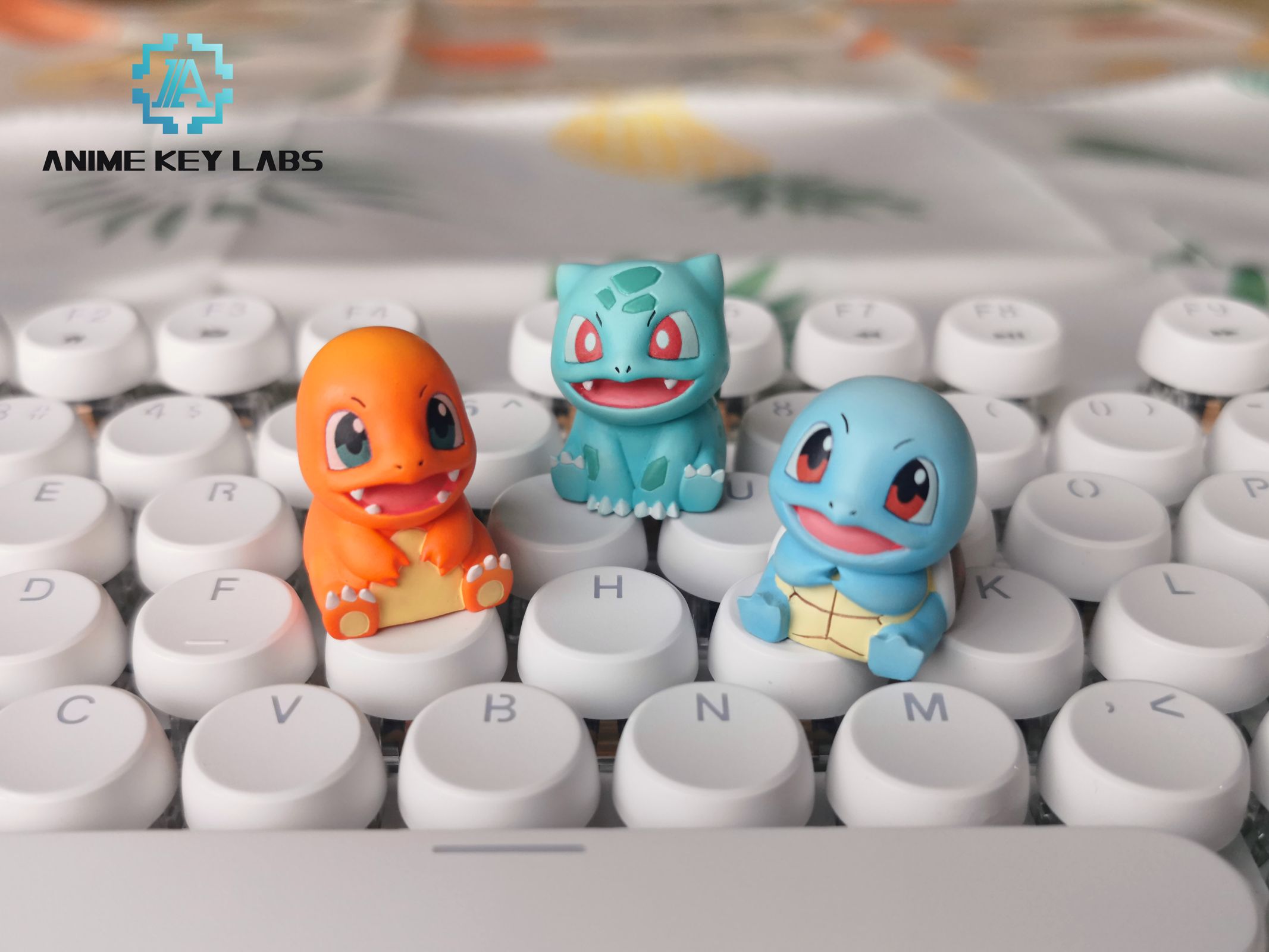 Artisan 3D Squirtle Resin Keycap - Handmade Pokemon Keyboard Accessory ...