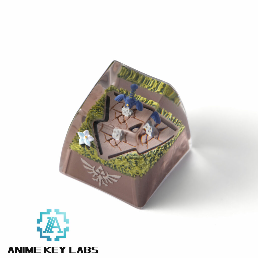 Artisan Master Sword Resin Keycap - Handmade